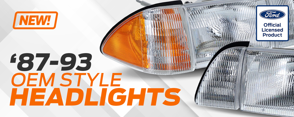 1979-1993 Fox Body Mustang Headlights - LMR.com
